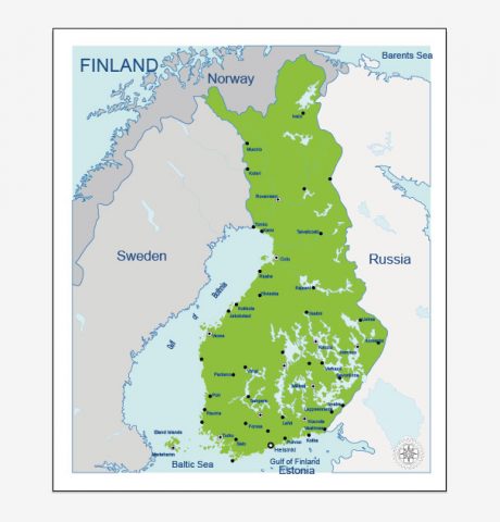 Finland: Free vector Finland maps : Adobe Illustrator, Corel Draw ...