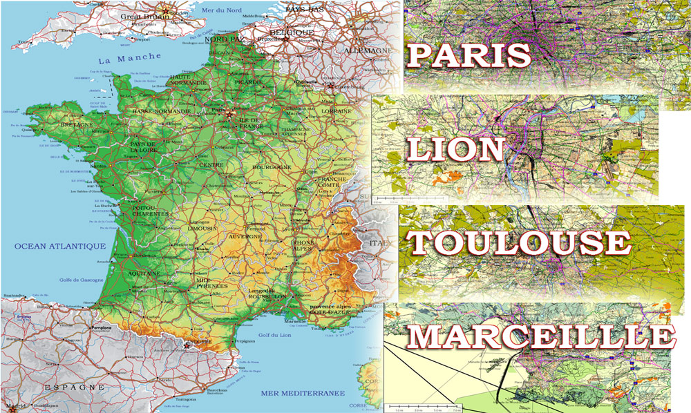 France maps