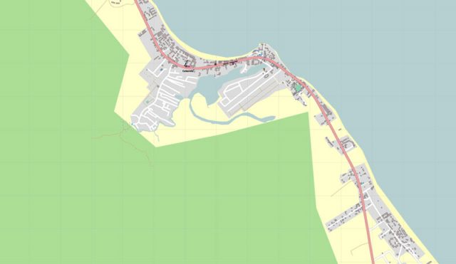 Sosua Cabarete Dominicana Map Vector Adobe Illustrator Editable ...