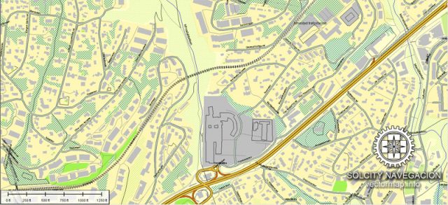Oslo Norway Vector Map printable City Plan full editable Adobe ...