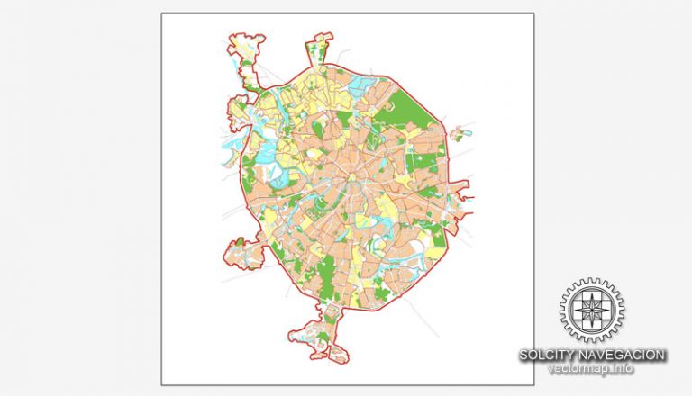 Moscow: Free simple map Moscow Russia vector Corel Draw – Maps in ...