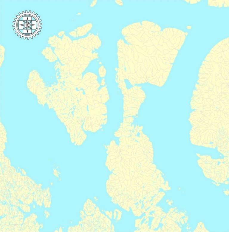 United States + Canada Country vector map 01 02 in Adobe Illustrator ...