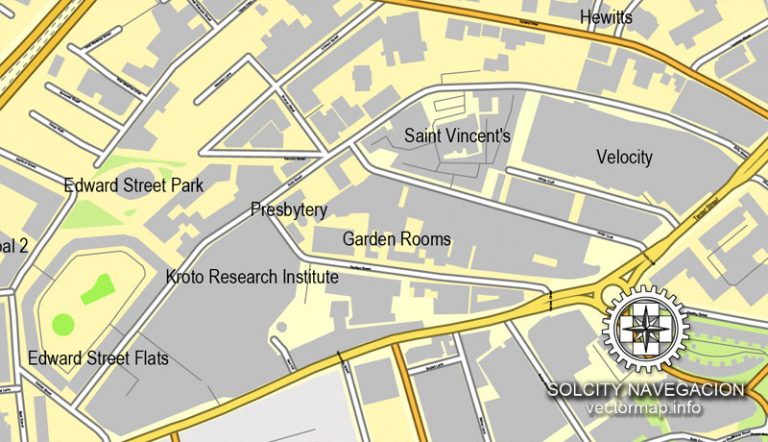 Sheffield, UK Great Britain, printable vector street City Plan map ...