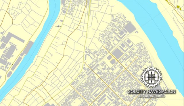 Tokyo, Japan in Adobe illustrator, printable vector street 9 parts City ...