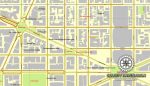 Washington DC Map US printable vector detailed City Plan full editable ...