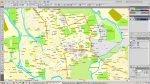 Canberra: Free Printable Map Canberra, Australia, exact vector street ...