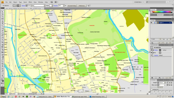 Sydney: Free Printable Map Sydney, Australia, exact vector street map ...