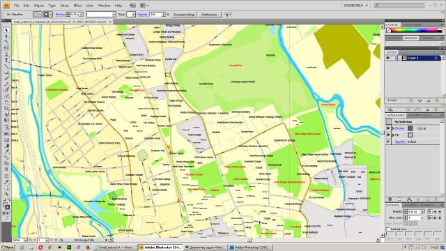 Canberra: Free Printable Map Canberra, Australia, exact vector street ...