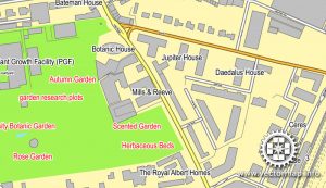 Cambridge UK Great Britain printable vector street map: City Plan full ...