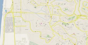 Haifa, Israel, printable vector street City Plan G-View V.3 map full ...