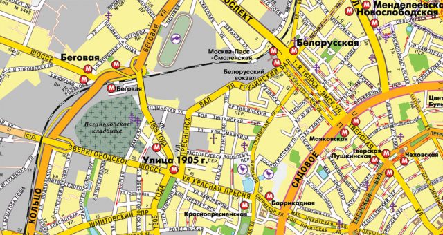 Москва Moscow, Russia, printable vector street City Plan map full ...
