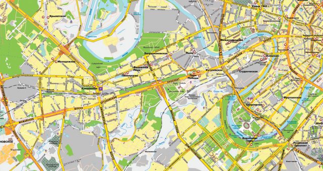Москва Moscow, Russia, printable vector street City Plan map full ...