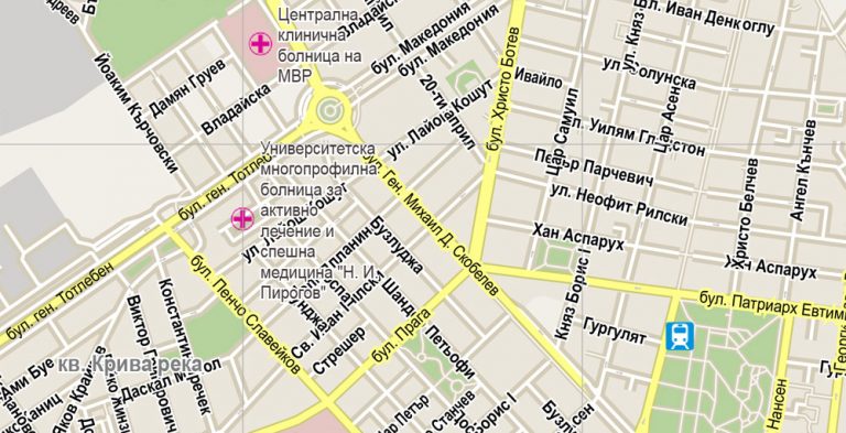 Sofia Map Vector Bulgaria printable editable City Plan 500 meters scale Adobe Illustrator Street ...