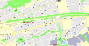 Ballarat PDF Map Australia exact vector City Plan fully editable Adobe ...