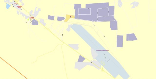 Leon Printable Map, Mexico exact vector Map street G-View City Plan ...