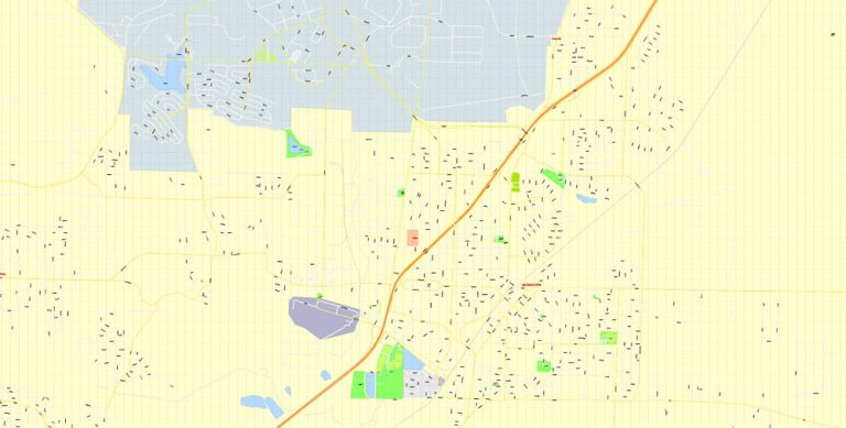 Little Rock metro area Printable Vector Map, Arkansas US, exact vector ...