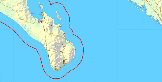 Mexico Country Printable Map 01 Relief exact vector Topo Roads Admin ...