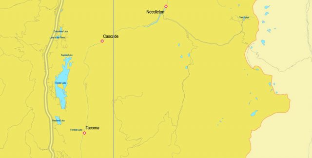 Map Colorado US PDF extra detailed, exact vector editable Map printable