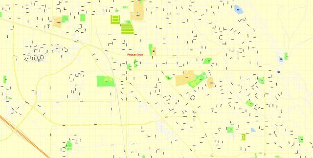 Salt Lake City Metro area CorelDraw Map, Utah US, exact vector City ...