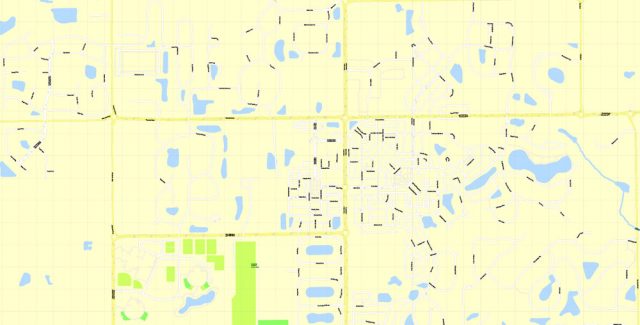 Indianapolis Indiana Map US, exact vector City Plan scale 1:3608 full ...