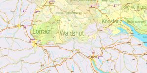 Germany PDF Map Full Administrative Divisions 01 States, Districts ...