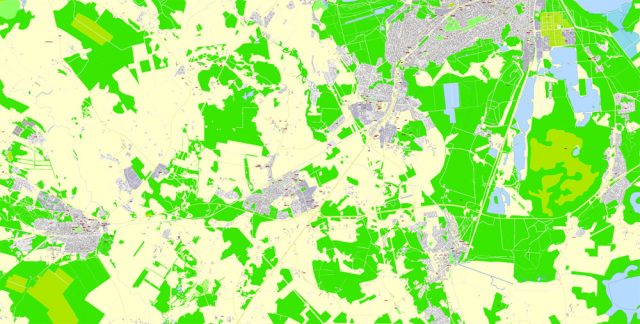 Tallinn PDF Map Metro Area Estonia Printable Vector exact extra ...