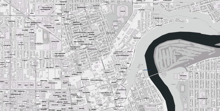 Edmonton Printable Map, Canada, exact City Plan full editable, Adobe ...