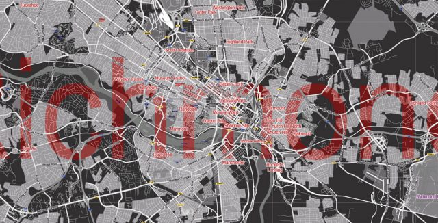 Richmond Virginia Map Printable Vector exact detailed City Plan BW ...