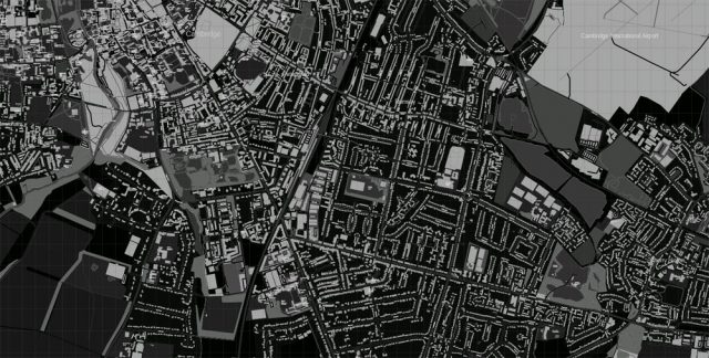Cambridge Map UK, Printable Vector exact detailed City Plan all ...