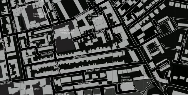 Cambridge Map UK, Printable Vector exact detailed City Plan all ...