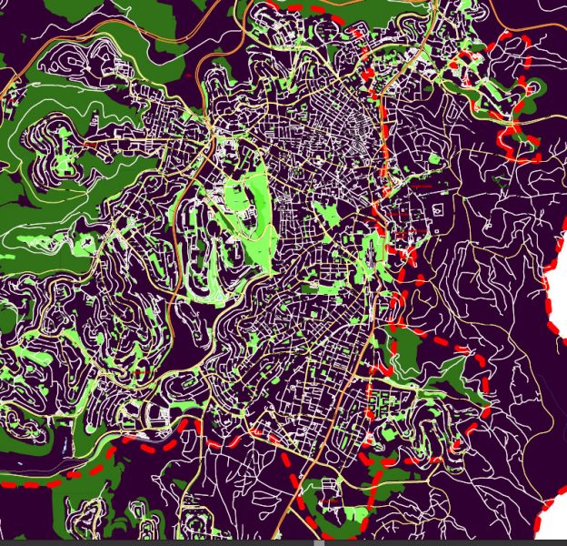 Israel Printable Vector Map English 01 exact extra detailed Country ...