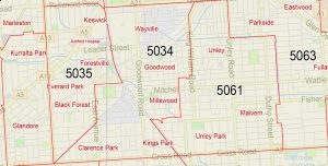 Adelaide Australia Printable Vector PDF Map, exact City Plan, full ...
