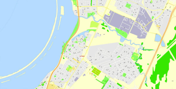 Montreal Map Grande Area Printable exact vector City Plan low and high ...