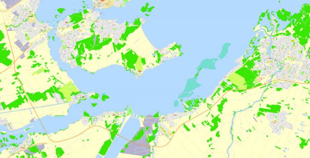 Montreal Map Grande Area Printable exact vector City Plan low and high ...