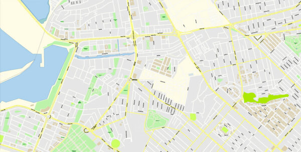 Karachi Map Vector Pakistan EN detailed City Plan scale 1:4254 full ...