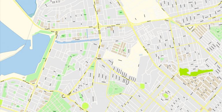 Karachi Map Vector Pakistan EN detailed City Plan scale 1:4254 full ...