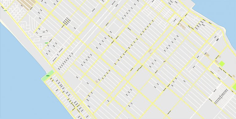 Karachi PDF Map Vector Pakistan EN detailed City Plan scale 1:4254 full ...