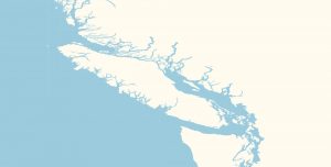 Pacific Coast US / CA PDF Map Extra detailed in layers Printable ...
