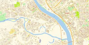 Springfield DXF Map large area Massachusetts US Extra detailed City ...