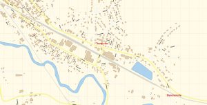 Springfield DXF Map large area Massachusetts US Extra detailed City ...