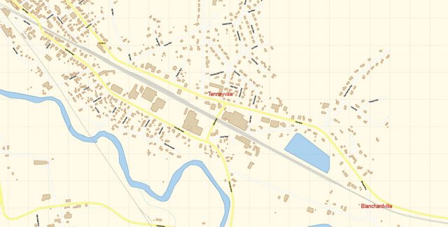 Springfield Vector Map large area Massachusetts US Extra detailed City ...