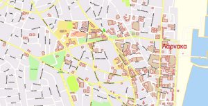 Cyprus 01 Island PDF Map Vector Greece Exact Plan detailed Road Map ...