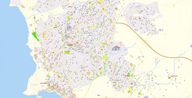 Cyprus 01 Island Map Vector Greece Exact Plan detailed Road Map Adobe ...