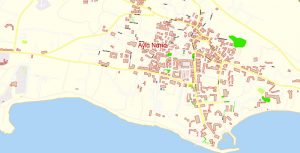 Cyprus Island Map Vector Greece Exact Plan detailed Road Map Adobe ...