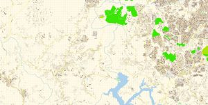 Toa Baja PDF Map Vector Puerto Rico Exact City Plan detailed Street Map ...