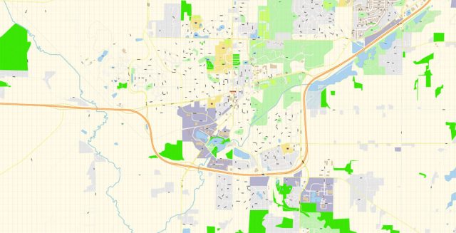 Madison Wisconsin Map Vector Exact City Plan detailed Street Map Adobe ...