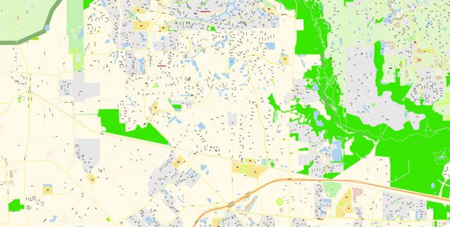 Montgomery County and nearest Map Vector Texas US Exact City Plan ...
