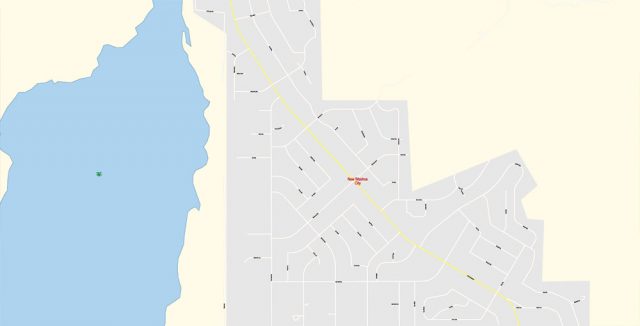 Carson City Nevada US Map Vector Exact City Plan detailed Street Map ...