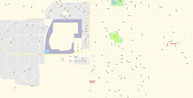 Carson City Nevada US Map Vector Exact City Plan detailed Street Map ...