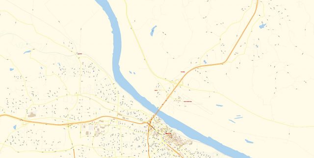 Jefferson City Missouri US Map PDF Vector Exact City Plan detailed ...